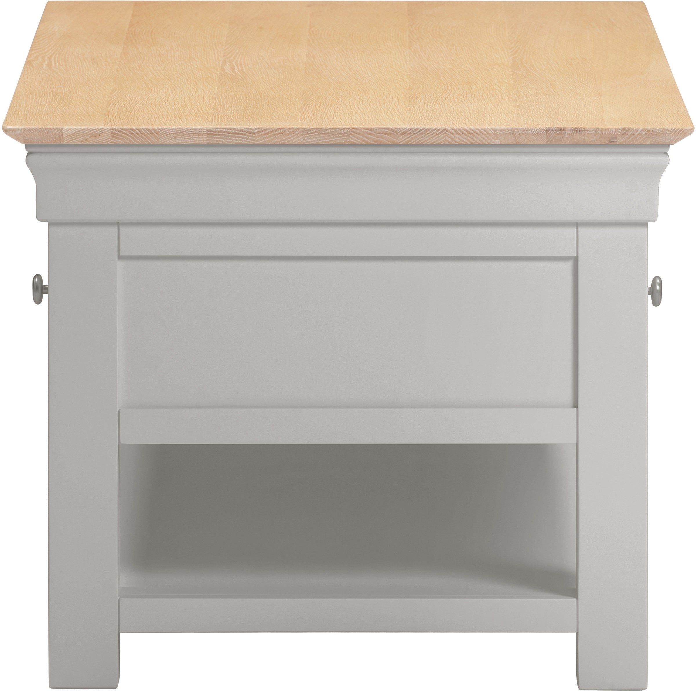 Bordeaux 2 Drawer Coffee Table Pebble Grey/Oak – Sheepbridge Sofas & Beds